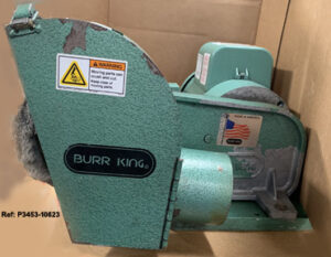 Burr King 600 Bench Mounted Deburring Polishing and Buffer Machine with ...